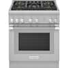 Thermador Pro Harmony 30 in. 5-Burners Free Standing Gas Range in ...