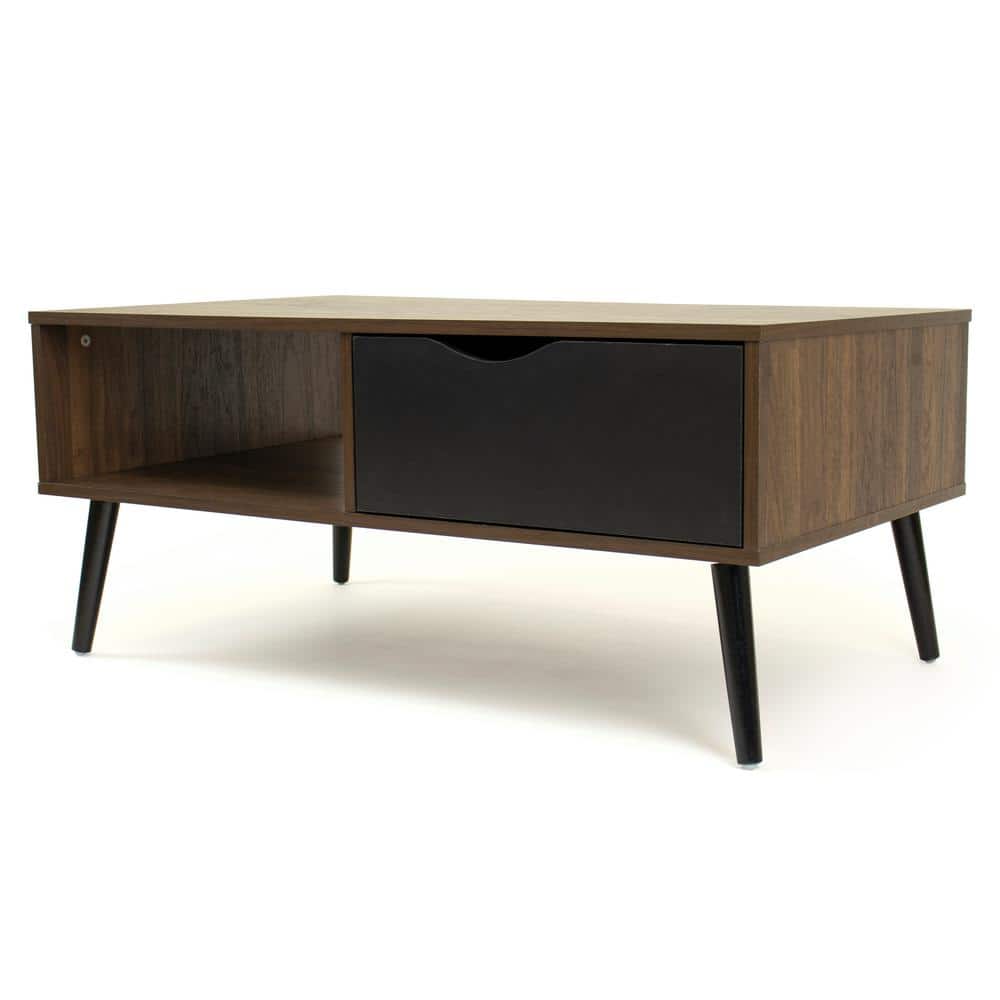 Humble Crew Siene Dark Brown Wood/Medium Brown Rectangle Composite ...