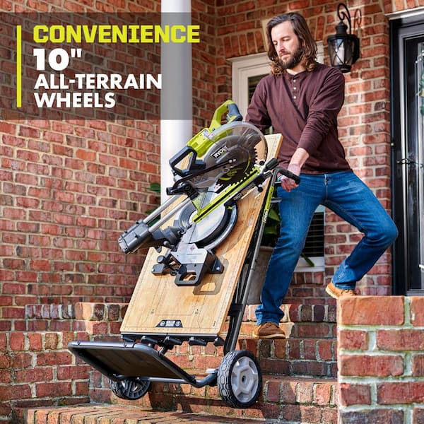 RYOBI SPEED BENCH 23 in. W x 20 in. D Mobile Workstation with LINK Tool ...