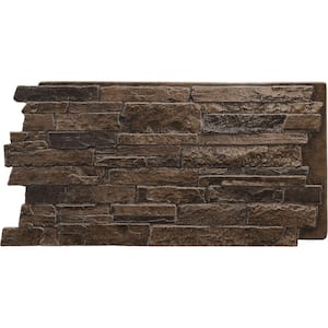 Ekena Millwork Acadia Ledge 49 in. x 1 1/4 in. Polermo Stacked Stone ...