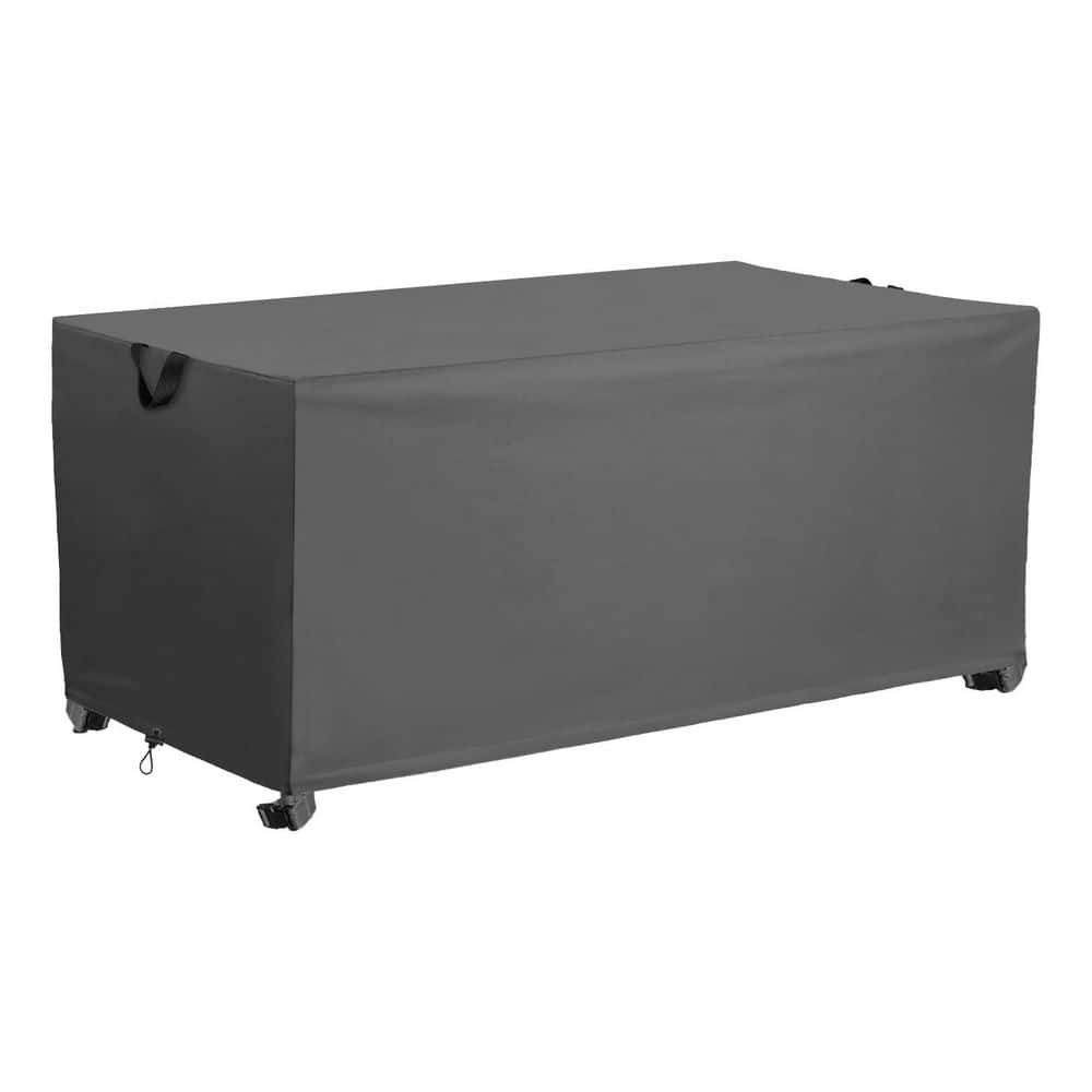 OVCRNIBI Outdoor Deck Box Dust Cover, 600D Oxford, Patio Furniture ...
