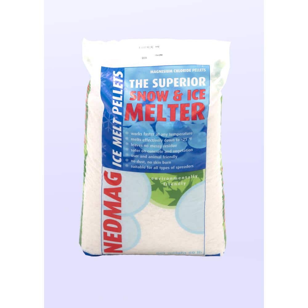 nedMag 50 lbs. Magnesium Pellet- Ice Melt (45-Count) NM-MP50BG-45 - The ...
