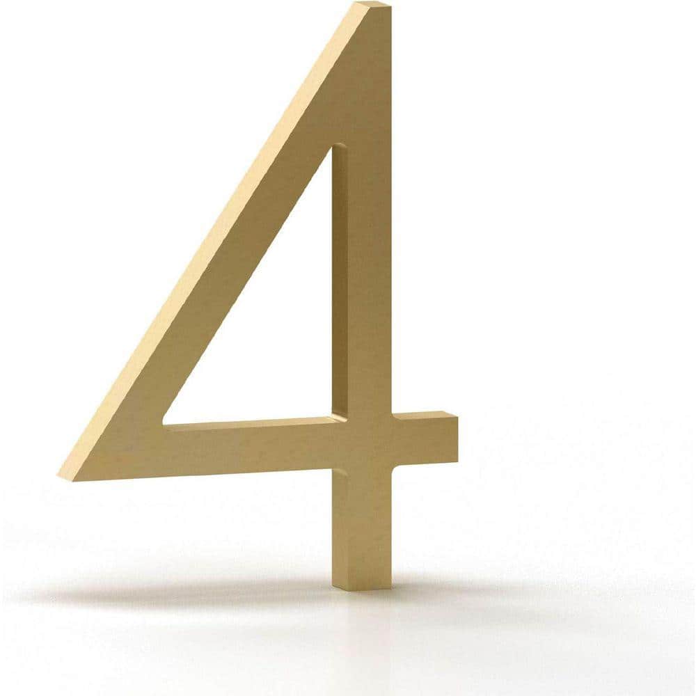 MEGA HANDLES House Numbers for Outside - 5 in. Easy to Install Wall ...