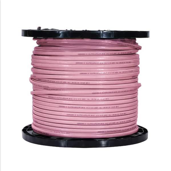 Cerrowire 1,000 ft. 10/3 Pink Solid CerroMax SLiPWire CU NM-B W/G Wire ...
