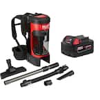 Milwaukee M18 FUEL 1 Gal. 18 Volt Lithium Ion Brushless Cordless 3 in 1 Backpack Vacuum W 5.0Ah Battery 0885 20 48 11 1850 The Home Depot