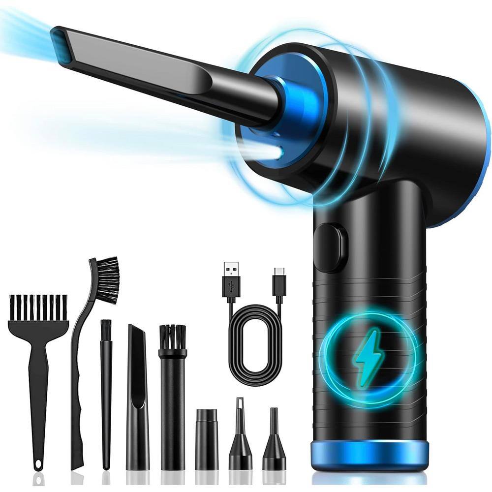 keimi Cordless Compressed Air Duster - Rechargeable 7500mAh 91000RPM ...