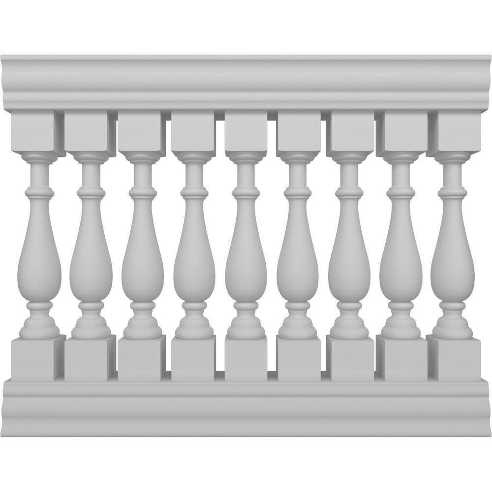 Ekena Millwork Fiberthane Traditional Balustrade 48 in. L x 41 in. H ...