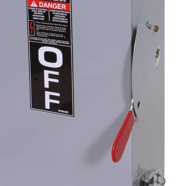 ABB 200 Amp 240-Volt Non-Fused Outdoor General-Duty Safety Switch ...