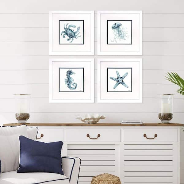 Paragon Bishop 4 Piece Framed 4 Piece Animal Art Print 23 in. x 23 in ...