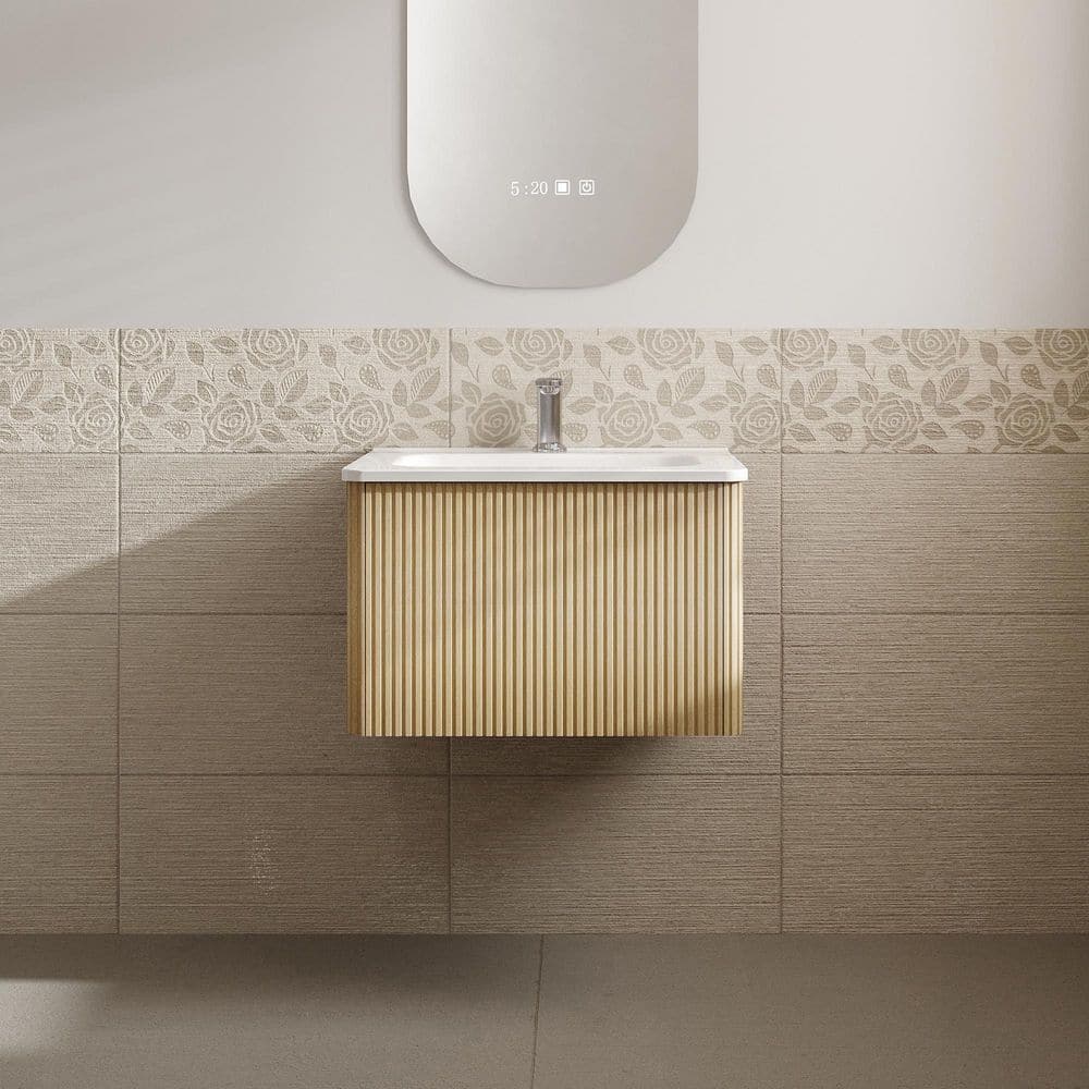 MEDUNJESS Aaby 24 in. W x 18 in. D x 15 in . H Wall Mounted Floating ...