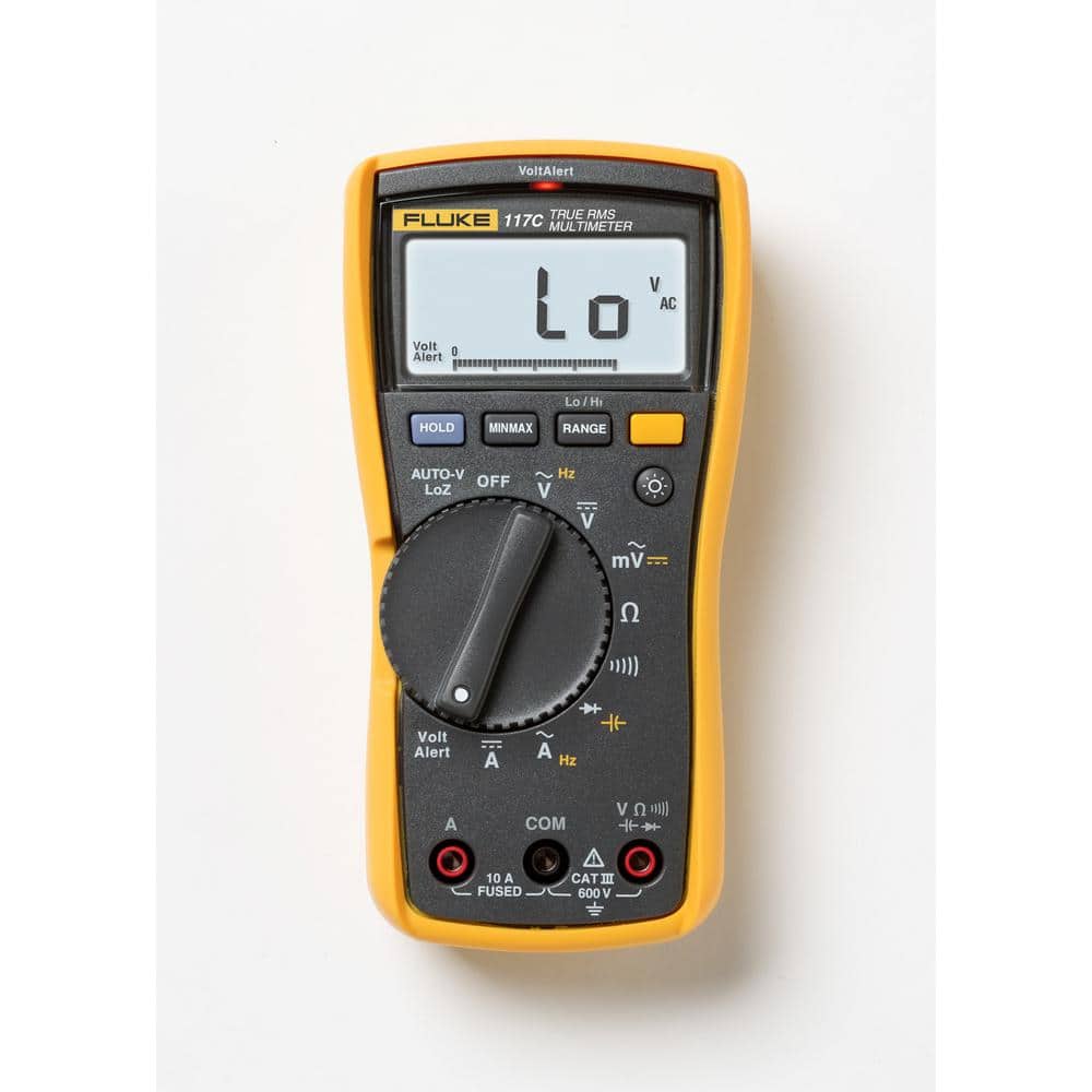 FLUKE 117 Multimeter, 323 Clamp Meter, and 1AC Voltage Tester 117 ...