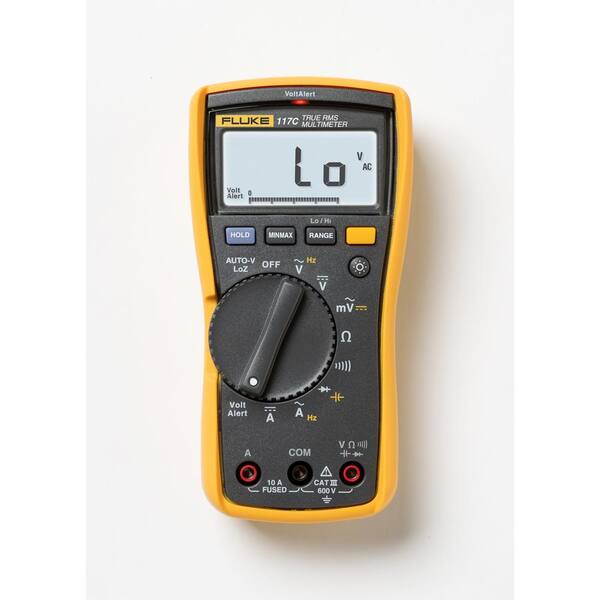 FLUKE 117 Electrician's True RMS Multi-meter, with Non-Contact Voltage ...
