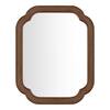 StyleWell Medium French Country Dark Brown Wood Framed Mirror (24 in. W ...