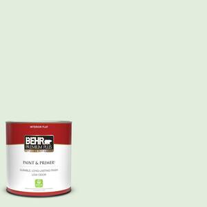 BEHR ULTRA 1 gal. #M400-1 Establish Mint Satin Enamel Exterior Paint ...