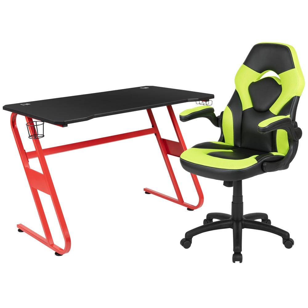 Carnegy Avenue 51.5 in Rectangular Green Computer Desk CGA-NAN-451394 ...