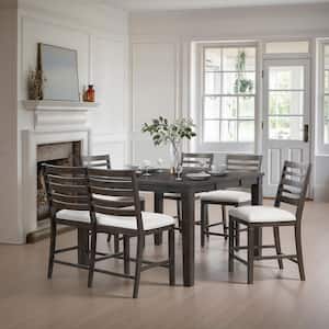 Coaster Lavon Oval Light Chestnut and Espresso Wood Top 4-Legs Counter ...
