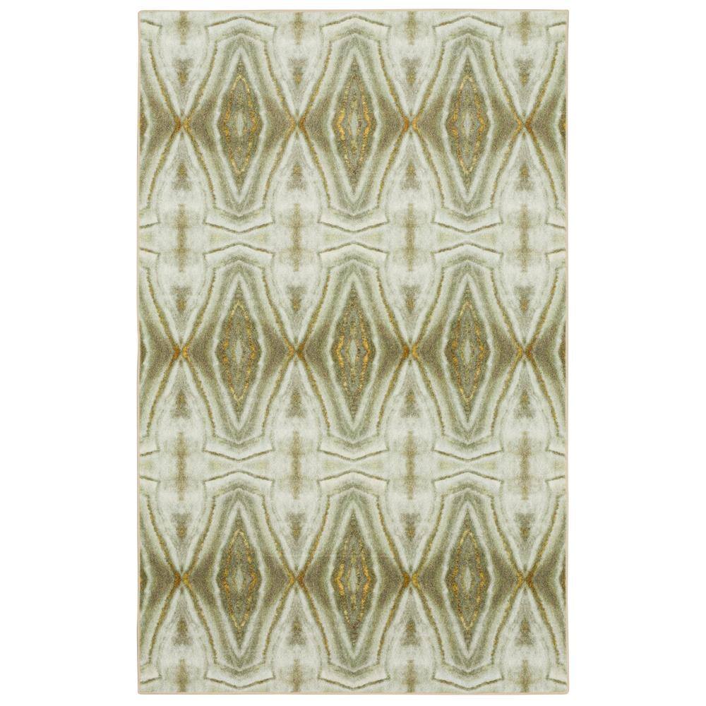 Mohawk Home Optic Art Gold 5 ft. x 8 ft. Abstract Area Rug 043573 - The ...
