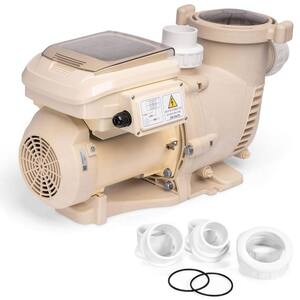 XtremepowerUS 2 HP Variable Speed Inground Pool Pump 90167-H - The Home ...
