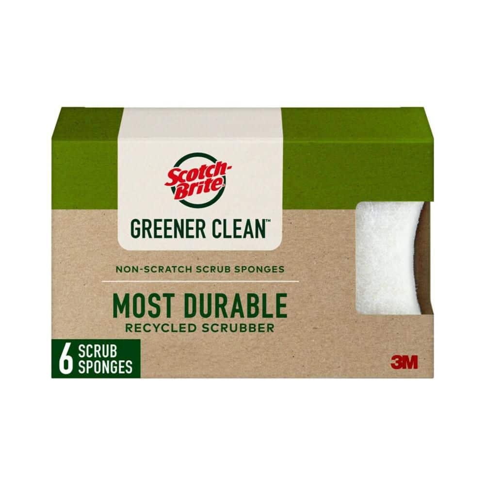 Scotch-Brite Greener Clean Non-Scratch Scrub Sponge (3-Pack) 97033-UG ...