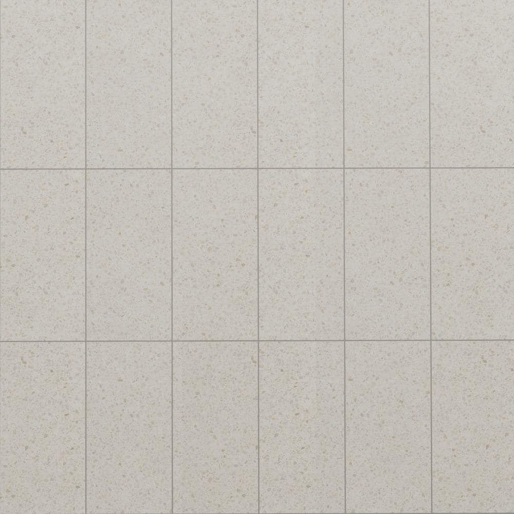 Giorbello Spanish Pureform Terrazzo 12 in. x 24 in. x 9 mm Porcelain ...