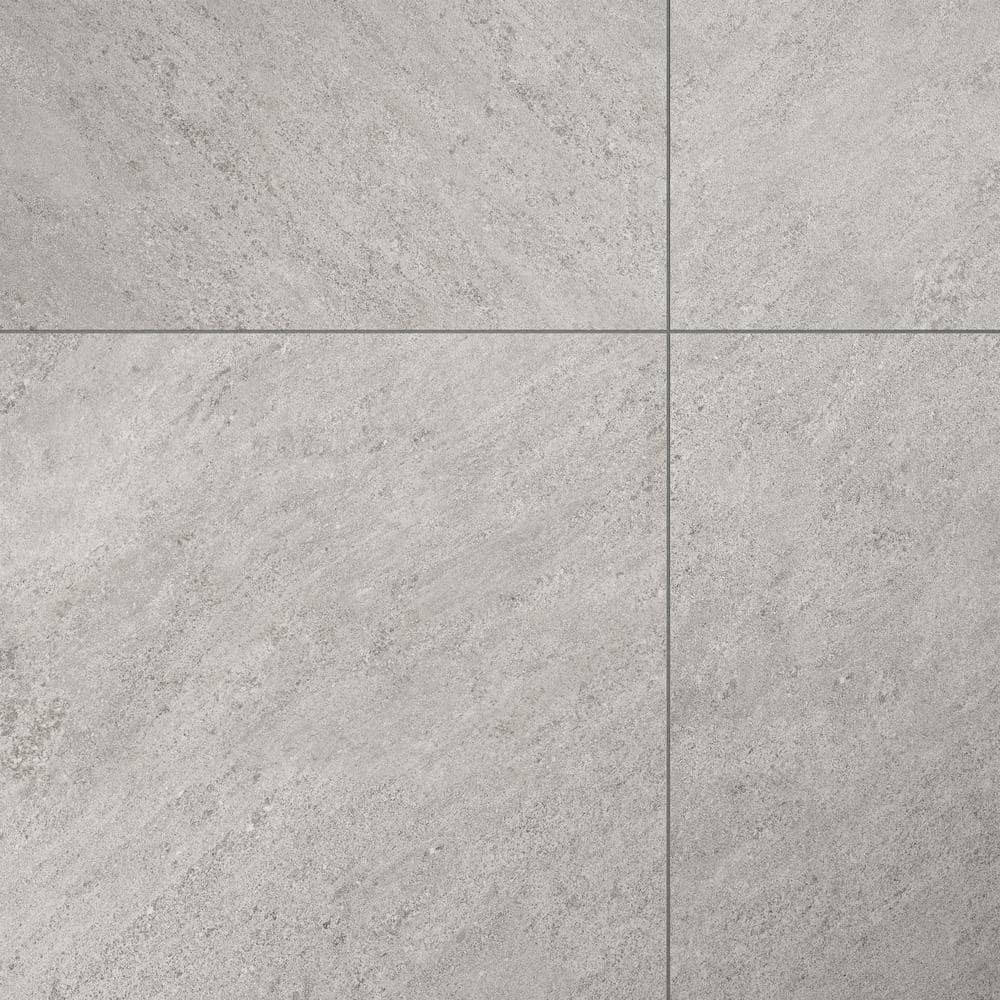 ELIANE Arena Cinza Gray 24 in. x 24 in. Outdoor Porcelain Stone Look ...