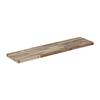 HARDWOOD REFLECTIONS Solid Wood Butcher Block Shelf 48in. W X 12in. D X ...