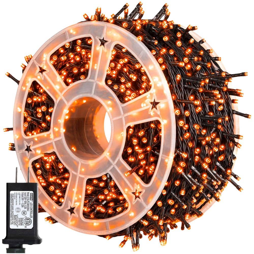 Lukyamzn 500 Light 164 ft. Indoor/Outdoor LED Halloween Plug-in String ...
