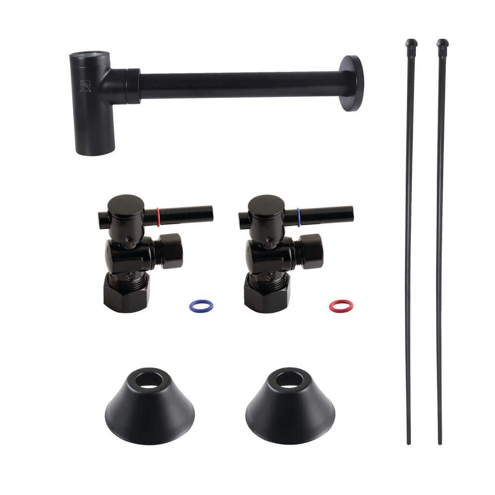 Kingston Brass Modern 1-1/4 in. Brass Plumbing Sink Trim Kit with ...