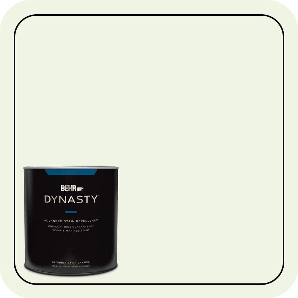 BEHR DYNASTY 1 qt. #M370-1 Fresh Dew Satin Enamel Interior Stain ...