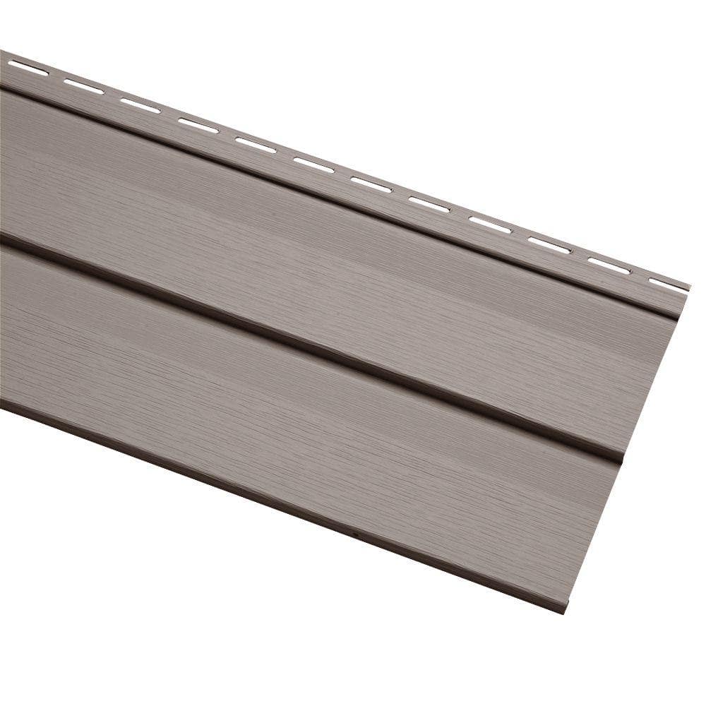 Ply Gem Progressions Double 4.5 in. Dutch Lap Nantucket Gray Vinyl ...