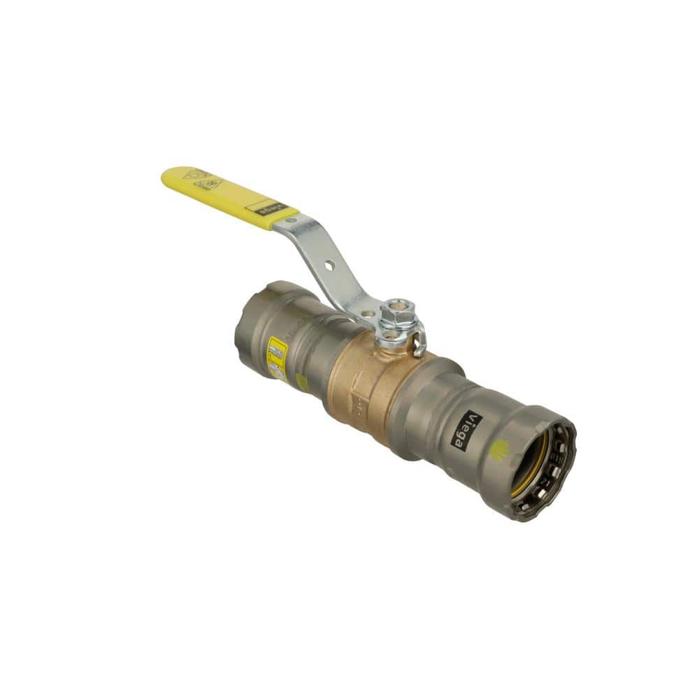 Viega MegaPressG 1 in. Press Carbon Steel Ball Valve (Gas Only) 30610 ...