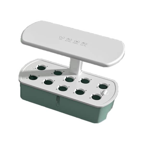 .N/A 12 Pods Hydroponic Indoor Garden Kit with LED Grow Light ...