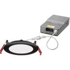 Lithonia Lighting Wafer 4 in. Matte Black Selectable New Construction ...