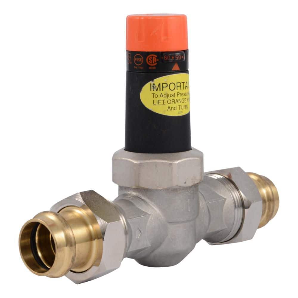 Cash Acme 1 in. Copper Press EB25 Pressure Regulating Valve Poly Top ...