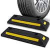 PYLE Vehicle Wheel Stop - Car and Truck Parking Curb Tire Stop, Heavy ...