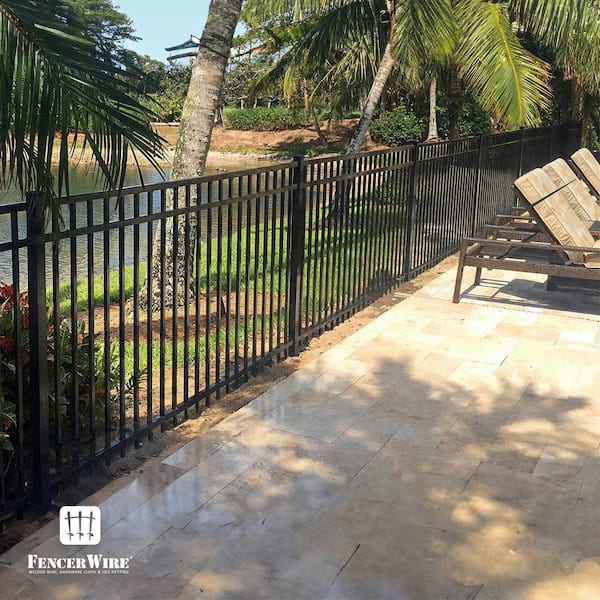 Fencer Wire Heavy Duty Metal Fence Gate Lock and Latch Hardware Kit ...