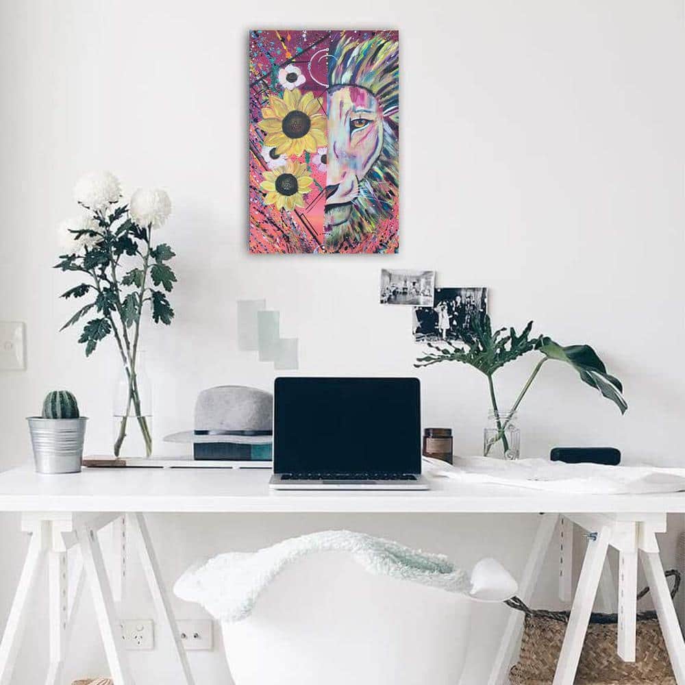 VENICE BEACH Collections Lion Flower Splatter Design by Sarah Wahl 1 ...
