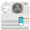 Mini Split Ac Unit Costway 36k BTU 3 Zone 9k Plus 9k Plus 9k BTU Mini ...
