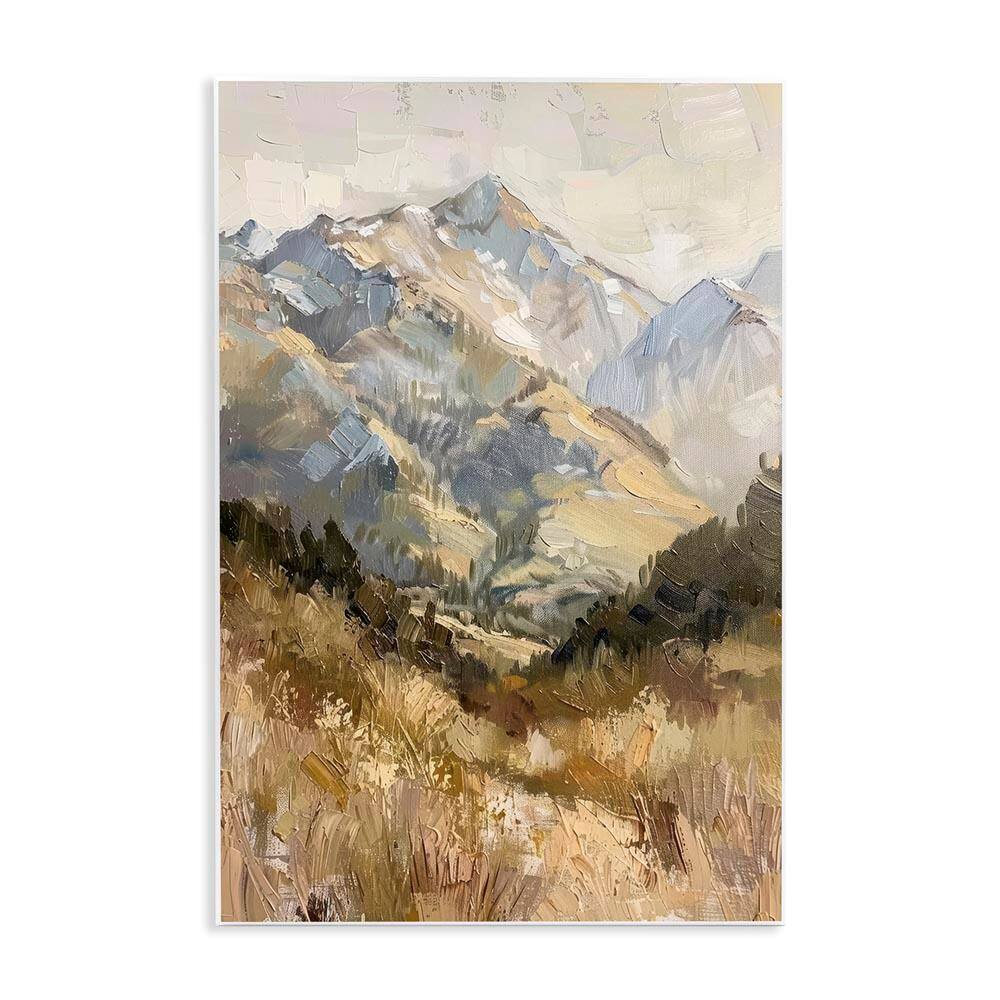 Stupell Industries Rugged Valley View by Petal Prints Design Unframed ...