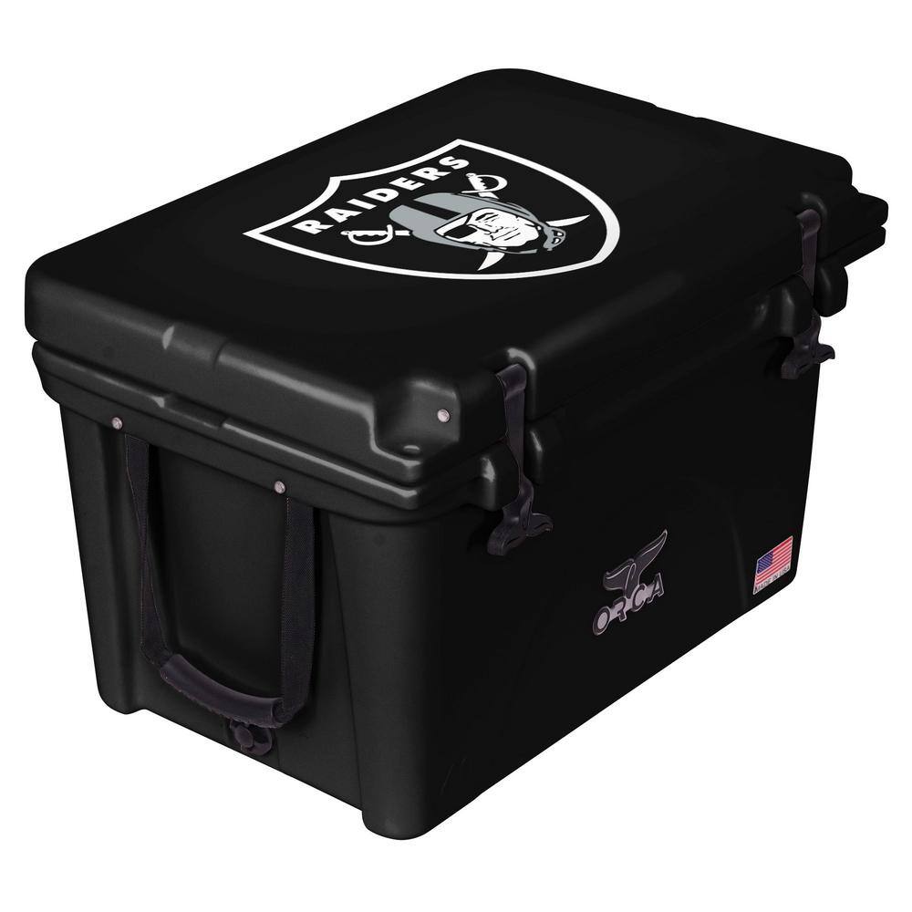 ORCA 40 QT Cooler Black/Black - Raiders ORCBK/BK040OKR - The Home Depot