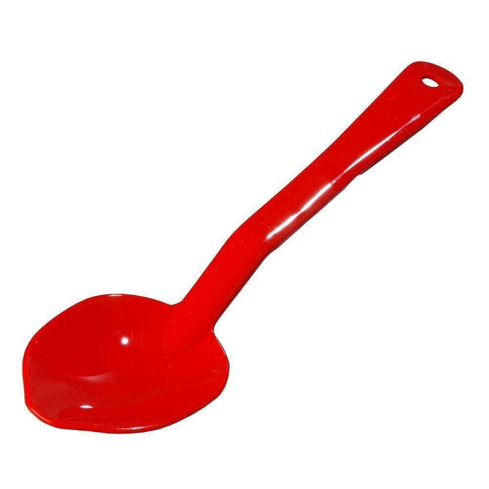 Carlisle Polycarbonate Red Serving Spoon Set of 12-441005 - The Home Depot