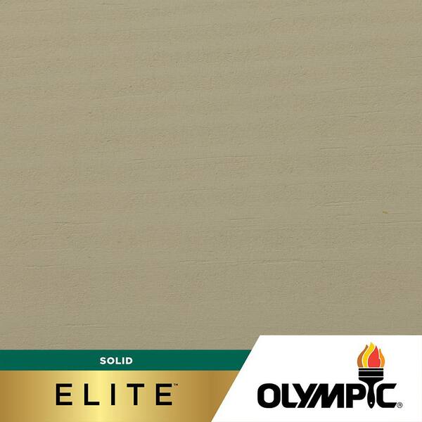 Olympic Elite 8 oz. SC-1071 Sandstone Solid Advanced Exterior Stain and ...