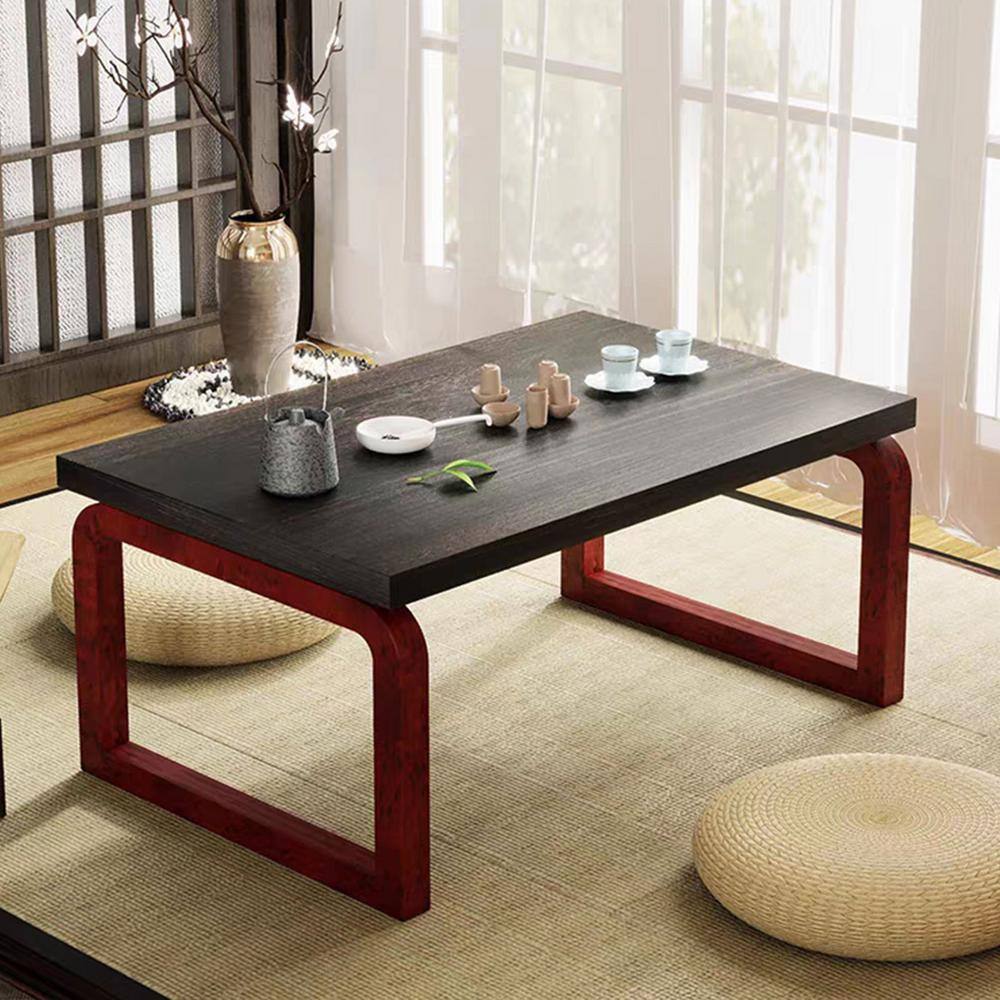 YIYIBYUS 23.62 in. x 15.74 in. Folding Wooden Coffee Table HG-ZYLLFY ...
