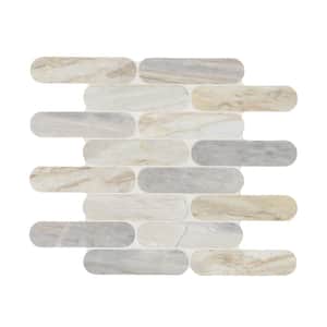 Reviews for MSI Cecily Lilac White 11 in. x 12 in. Polished Marble Mesh ...