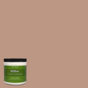 BEHR PREMIUM PLUS 8 oz. #S190-4 Spiced Brandy Satin Enamel Interior ...
