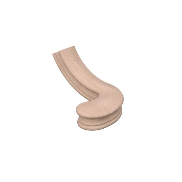 EVERMARK Stair Parts 7540 Unfinished White Oak Left-Hand Turn-Out ...