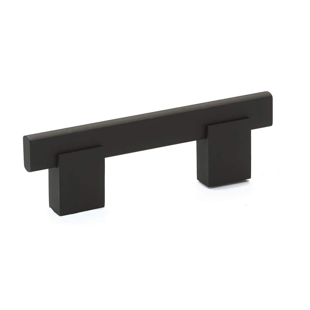 Richelieu Hardware Madison Collection 3 in. (76 mm) Modern Matte Black ...