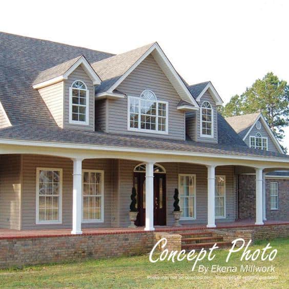 Craftsman Style Deck Columns Craftsman Tapered Columns & Stone Veneer