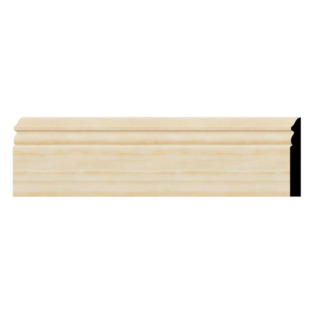 Ekena Millwork WM518 0.56 in. D x 5.25 in. W x 96 in. L Wood Pine ...