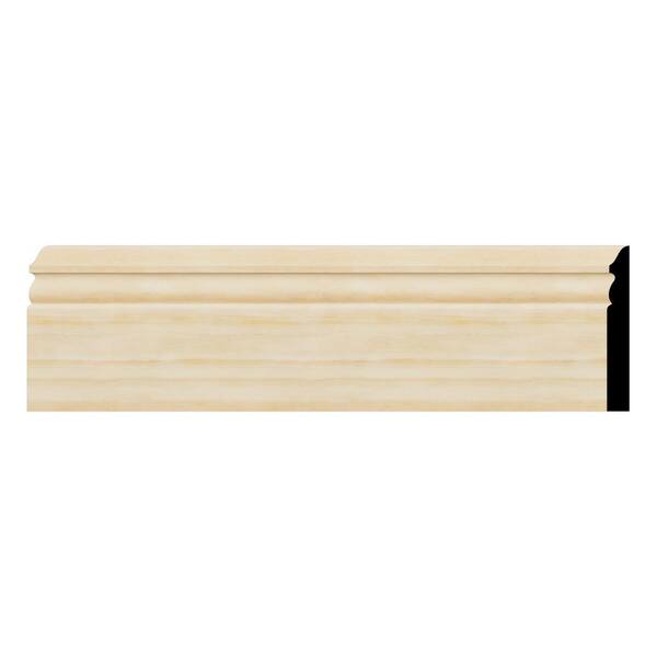 Ekena Millwork WM518 0.56 in. D x 5.25 in. W x 96 in. L Wood Pine ...